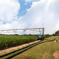 China 2025 Dual Wheel Linear Move Farm Irrigation System for Agriculture and Cotton Planting for sale