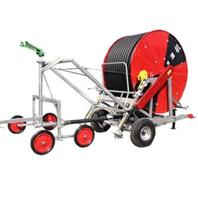 China Advanced Metal Rain Gun Sprinkler Hose Reel Irrigation System with Remote Monitoring and Spray Machine for sale