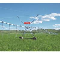 China Large Farmland Agricultural Fixed Lateral Move Center Pivot Irrigation System with 2000 KG Capacity and Big End Gun for sale