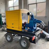 China Self Priming Diesel Engine Sewage Water Pump for Agriculture Irrigation and Remote Monitoring 8 Inch Diameter for sale
