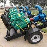 China Self Priming Diesel Engine Sewage Water Pump for Agriculture Irrigation and Remote Monitoring 8 Inch Diameter for sale