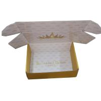 China High Gloss Vanishing Foil Stamper Corrugated Cardboard Mailer Boxes for sale