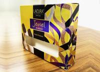 China 300g Cardboard Foldable Cosmetics Gold Foil Stamped Boxes for sale