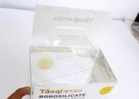 China SGS Thin Transparent Pet Plastic Clear Box Packaging Stationery for sale