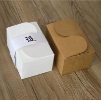 China Environmental Takeaway Sugar Kraft Clamshel Food Packaging Paper Box for sale
