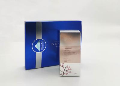 China Handmade 100g Commodity Gold Cardboard Foil Stamped Boxes for sale