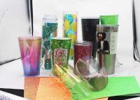 China Printed Acetate Insert  for Double Wall Transparent Plastic Tumbler for sale