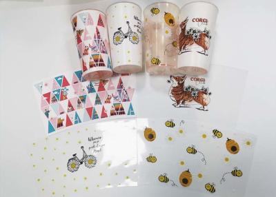 China Cheese Yogurt Container Alfoil  Injection Printed IML In Mold Labeling for sale