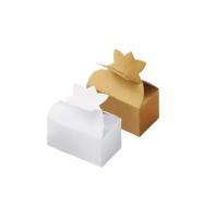 China Loading 500g Nutella Recycled Kraft Paper Gift Boxes With Window for sale