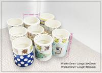 China Custom Printed Eco Friendly 5m Long Antistatic Decorative Washi Tape for sale