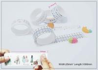 China Permanent UV Resistant Scrapbooking 10m Floral Washi Tape for sale