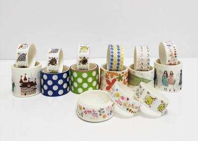 China Semi Transparent Endless Cycle Gift Wrapping Decorative Washi Tape for sale