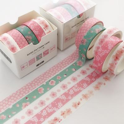 China Stationery  Spot Varnish 20mm Pink Glitter Decorative Washi Tape for sale