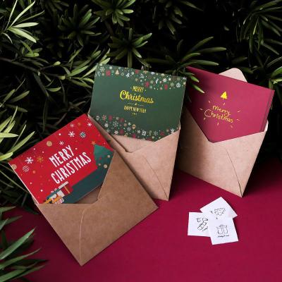 China 12x9cm Christmas Cards And Envelopes for sale