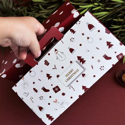 China 300gsm White Card Elegant Triangle Folding Paper Festive Gift Boxes for sale