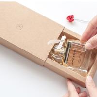 China DIY Logo Vintage Craft  Packaging Box  Kraft Paper Drawer Gift Box for sale