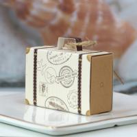 China Suitcase Shaped Paper  Candy Chocolate Bomboniere Boxes for sale