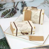 China Suitcase Shaped Paper  Candy Chocolate Bomboniere Boxes for sale