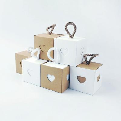 China Whitecard Recycled CMYK Wedding 260g Kraft Paper Gift Boxes for sale