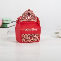 China 230g Whitecard Elegant Crown Childrens Wedding Favour Boxes for sale