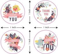 China 7g/PC Flowers Personalised Gift Cosmetic Label Stickers For Packaging for sale