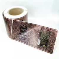 China Cosmetics Adhesive Vinyl Bopp Polypropylene Logo Metallic Label Stickers for sale