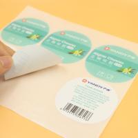 China Roll Waterproof Self Adhesive Food Sticker Label and Barcode Label for sale