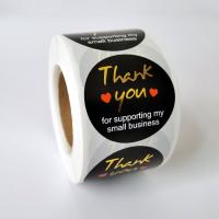 China Thank You for Coming Labels Wedding Thank You Labels for sale