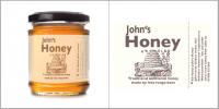 China Non Residue Waterproof  Honey Glass Jars  Labels and Seal Sticker for sale