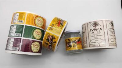 China 24H Service Self Adhesive 20mm Round Private Cosmetic Label Stickers for sale