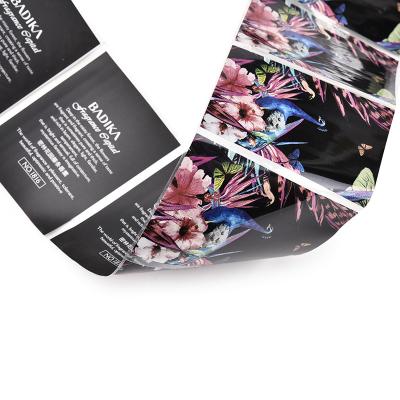 China Custom Adhesive Labels Vinyl Label Stickers for Glass Plastic Containers for sale
