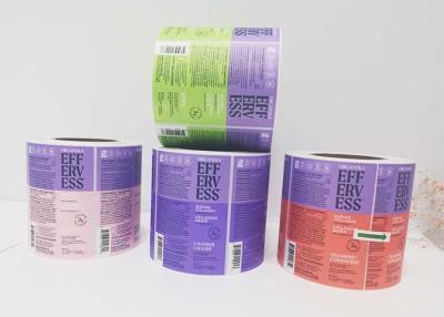 China Spot Color VC Effervescent Tablet Adhesive Bespoke Print Sticker Labels for sale