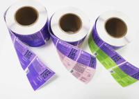 China Spot Color VC Effervescent Tablet Adhesive Bespoke Print Sticker Labels for sale