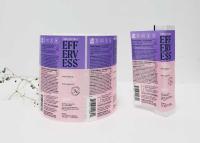 China Adhesive VC Tube Printable Packaging Embossed Sticker Labels For Bottles for sale