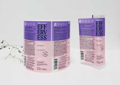 China Adhesive VC Tube Printable Packaging Embossed Sticker Labels For Bottles for sale