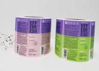 China Adhesive VC Tube Printable Packaging Embossed Sticker Labels For Bottles for sale