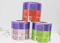 China Adhesive VC Tube Printable Packaging Embossed Sticker Labels For Bottles for sale