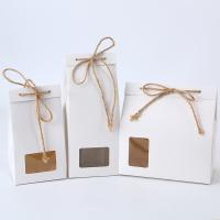 China Biodegradable Food Safe Medium 250g Kraft Paper Gift Bags for sale