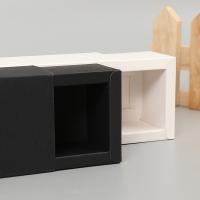 China Black Kraft Box with a Cover Brown Cardboad Gift  Boxes for sale