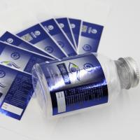 China PET Bopp Biological Bottle Metallic Foil Labels Stickers for sale