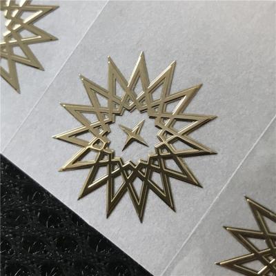 China Hologram Custom 3D Metal Sticker for sale