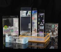 China Printed Logo Dustproof PET Transparent Makeup Packing Box for sale