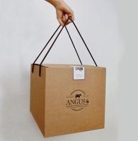 China Recycled 0.20mm Varnish Coating Kraft Paper Gift Boxes for sale