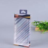 China Bluetooth Earphone Clear PVC Packaging Box UV Varnishing With Hanger for sale