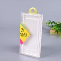 China Bluetooth Earphone Clear PVC Packaging Box UV Varnishing With Hanger for sale