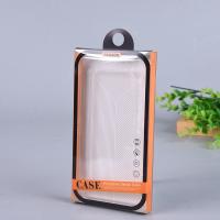 China Bluetooth Earphone Clear PVC Packaging Box UV Varnishing With Hanger for sale