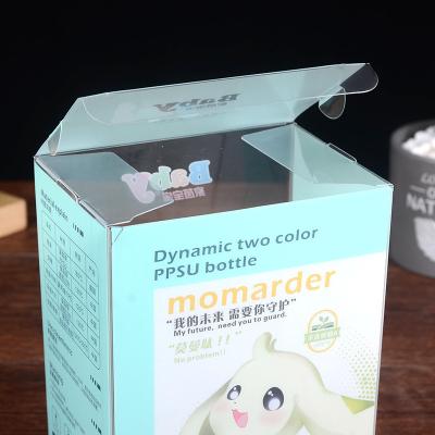 China Rectange CMYK Clear Pvc Gift Boxes With Hanger pvc Carton Box for sale