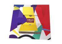 China CMYK Cookie Paperboard Coloured Paper Gift Bags Fade Resistant for sale