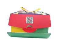 China CMYK Cookie Paperboard Coloured Paper Gift Bags Fade Resistant for sale