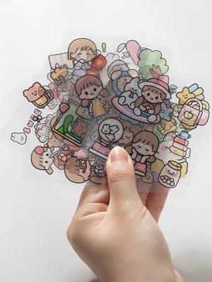 China Paper Craft Ornament Permanent Waterproof Labels For Girls for sale